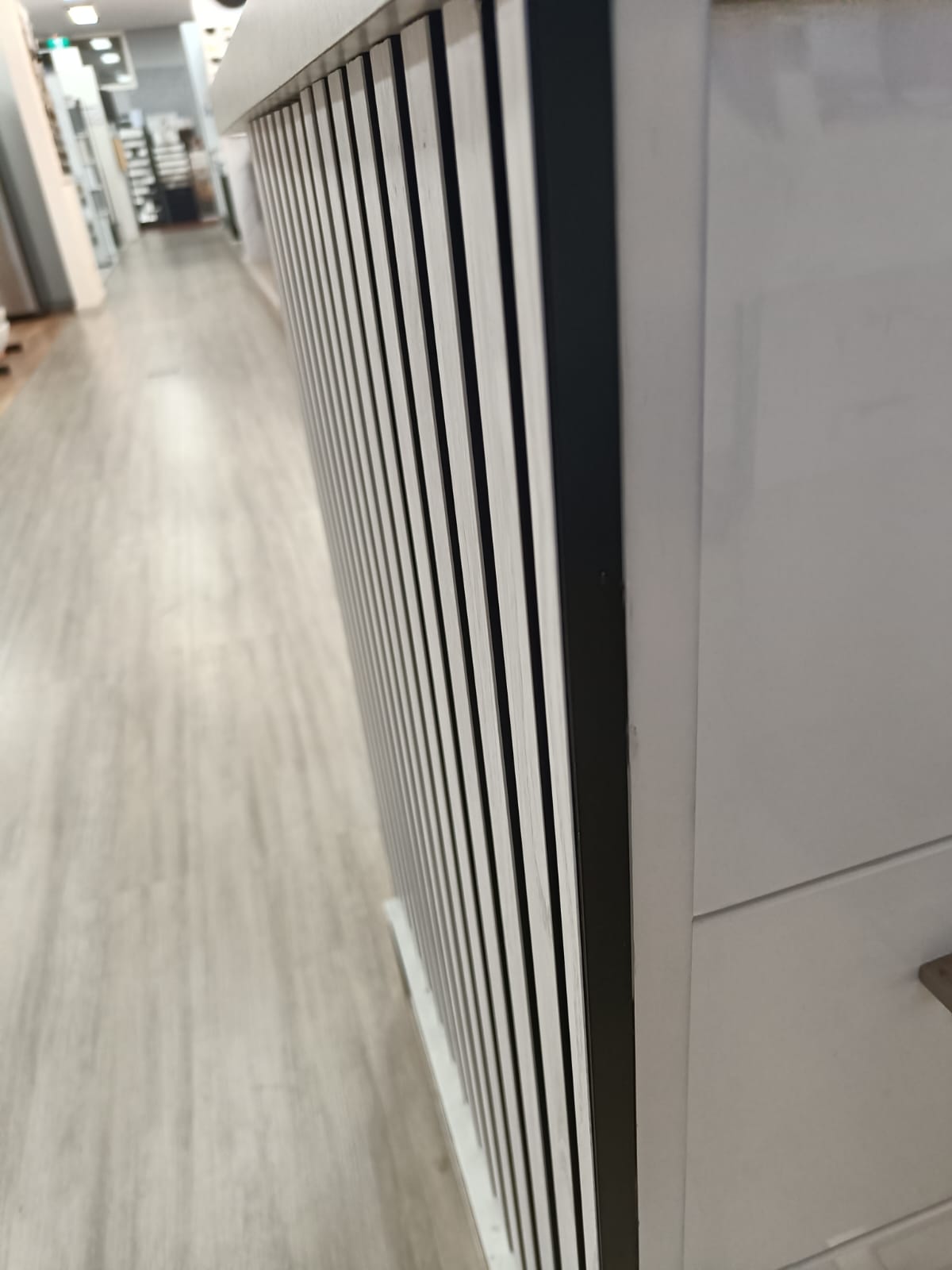 Fluted Decor Panel End Cap Trim - Wet Area Panels